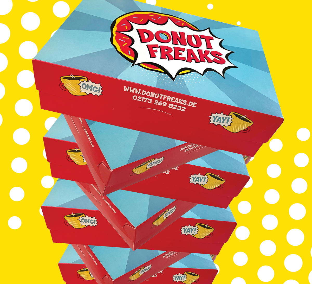 Party Box - Nommy: 50 Stück – Donut Freaks